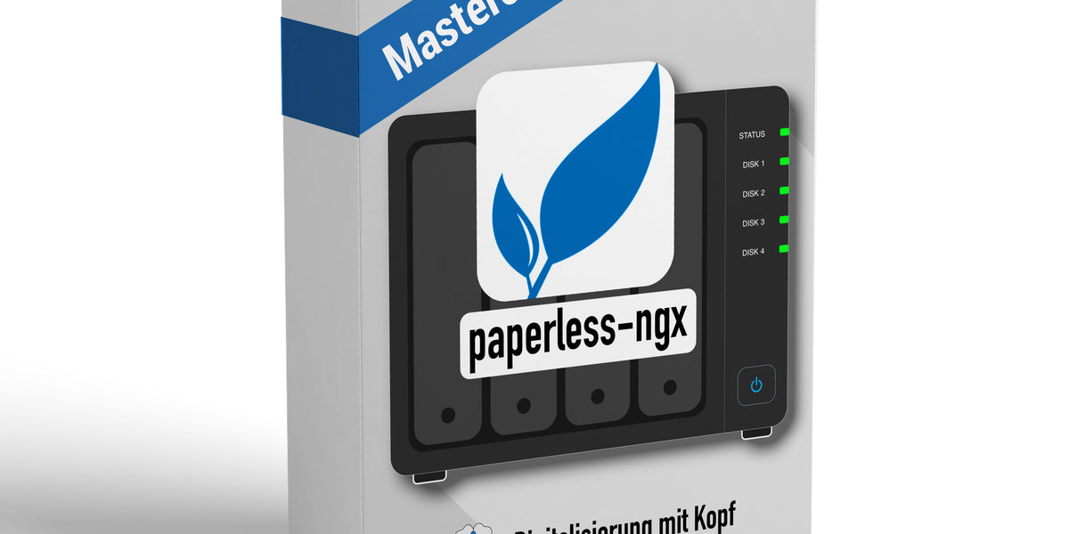 Videokurs: Paperless-ngx auf Synology-NAS (deutsch) — Digitalisierung mit Kopf